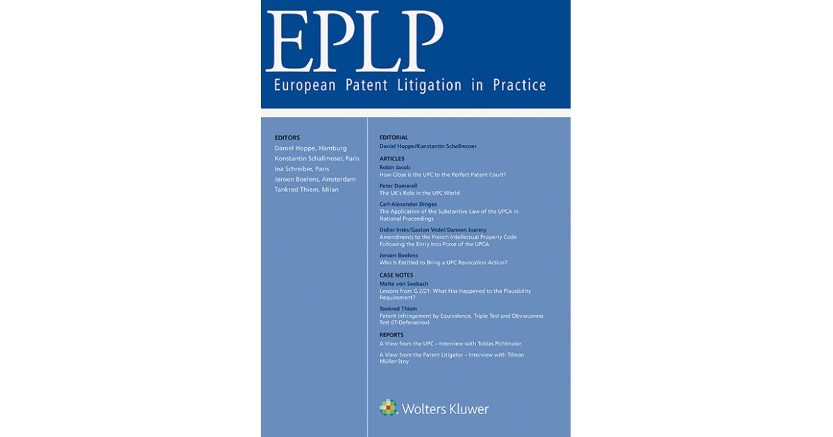 EPLP - European Patent
